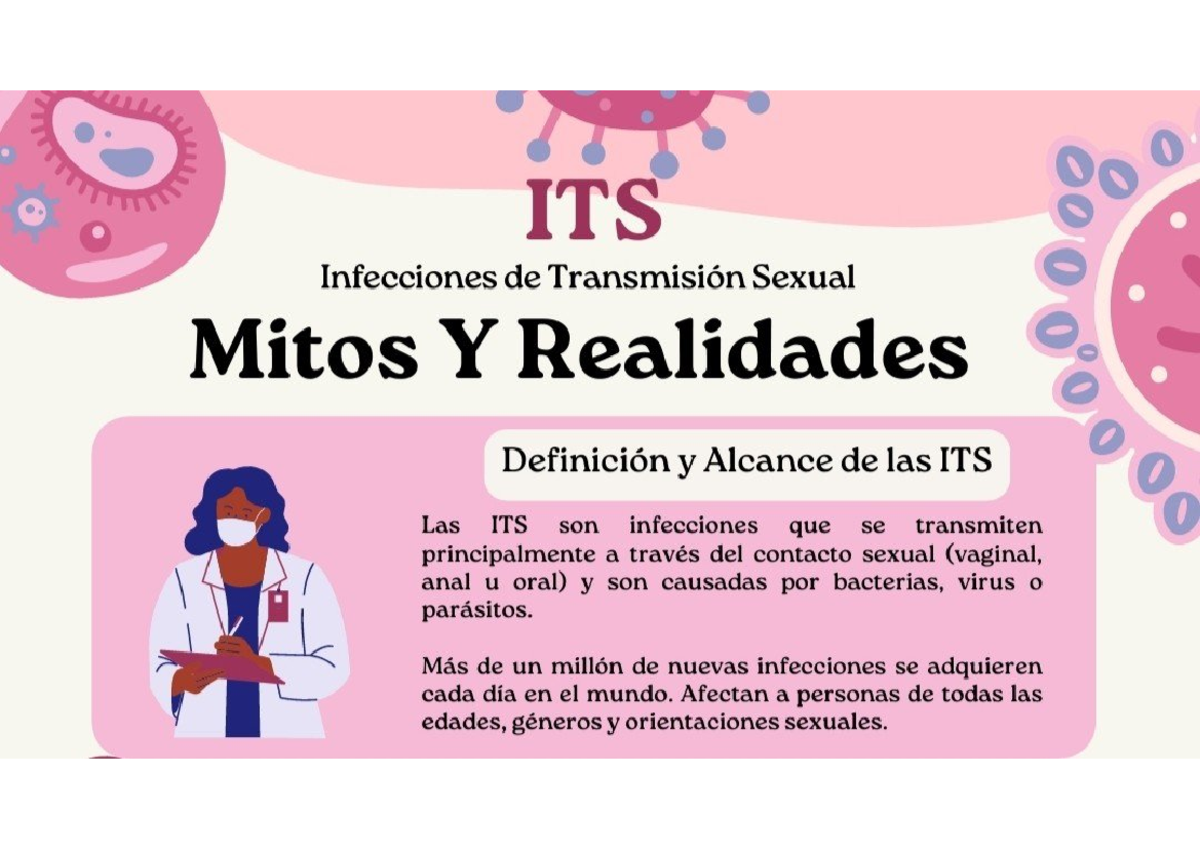 ITS Mitos y Realidades: Comprendiendo las Infecciones de Transmisión ...