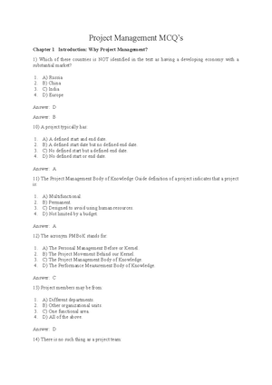 [Solved] What is one of the most important skills a project manager can ...