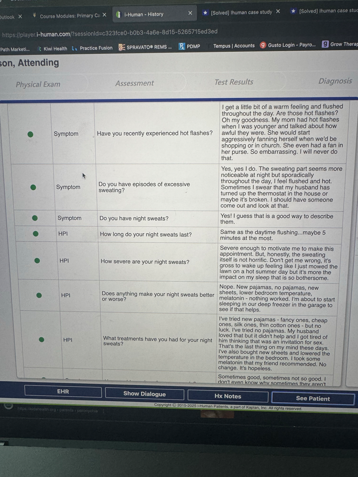 Mary Deaver iHuman Case Study: Understanding Symptoms & Treatments ...