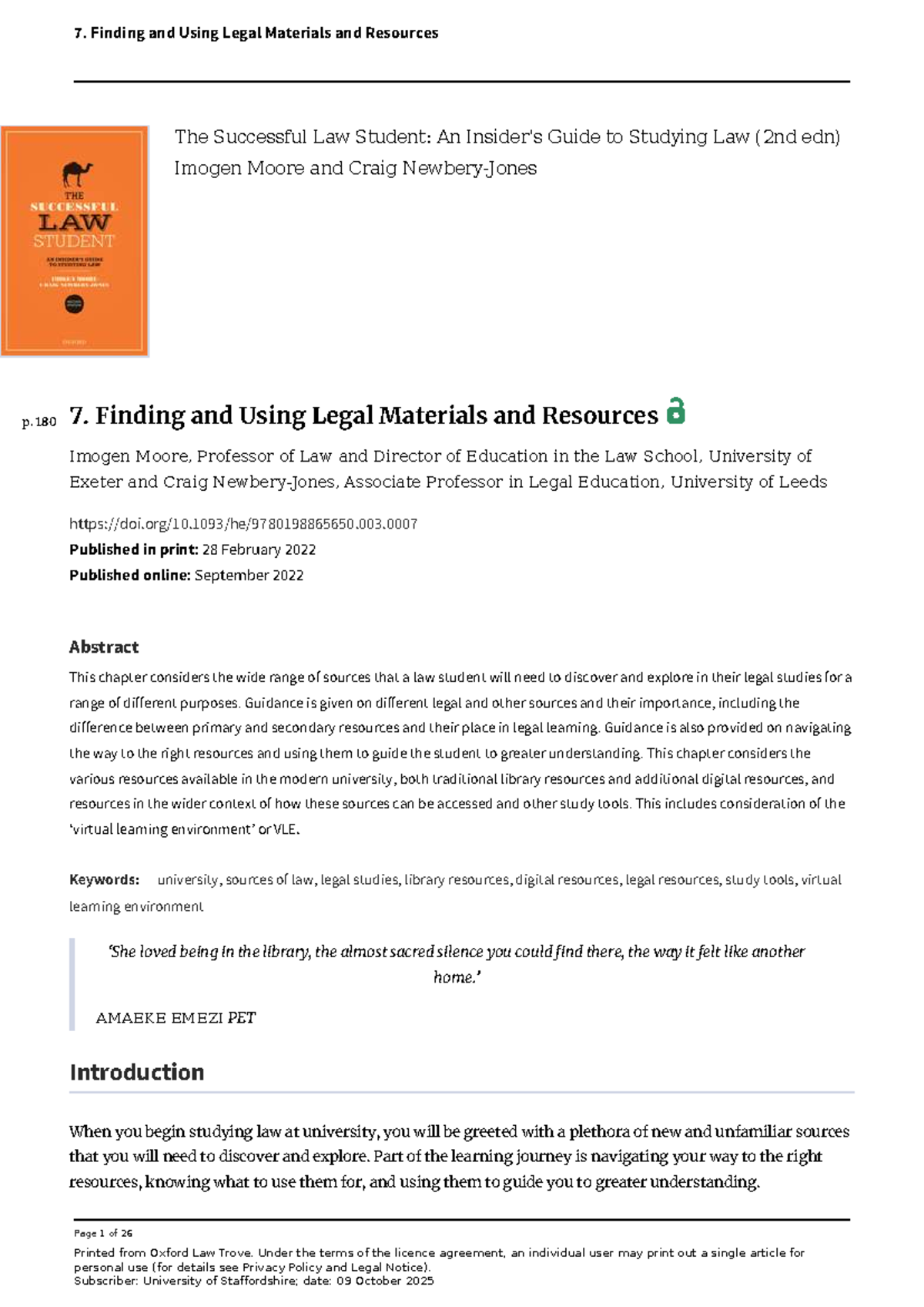 Finding and Utilizing Legal Resources: A Guide for Law Students (LLB) - Studocu