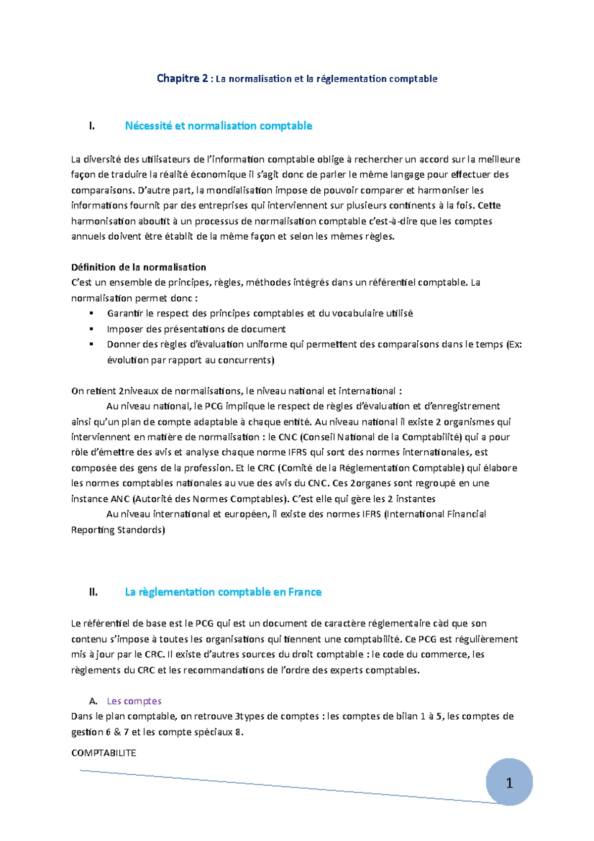 Chapitre 1 Analyse des opérations en flux - Partie 1 : La méthode ...