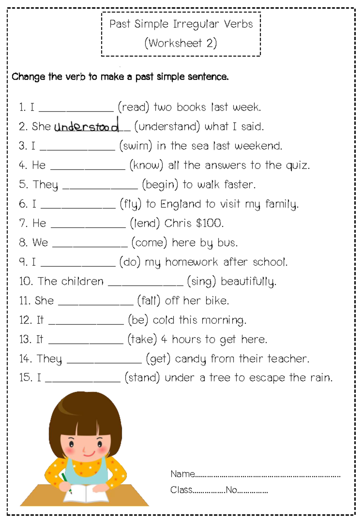 Grammar Worksheets - T35 (Cont'd): Past Simple, Continuous & Future ...