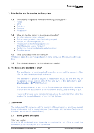 Crim Law issue spotters and attack plans - Template for Issue Spotting ...