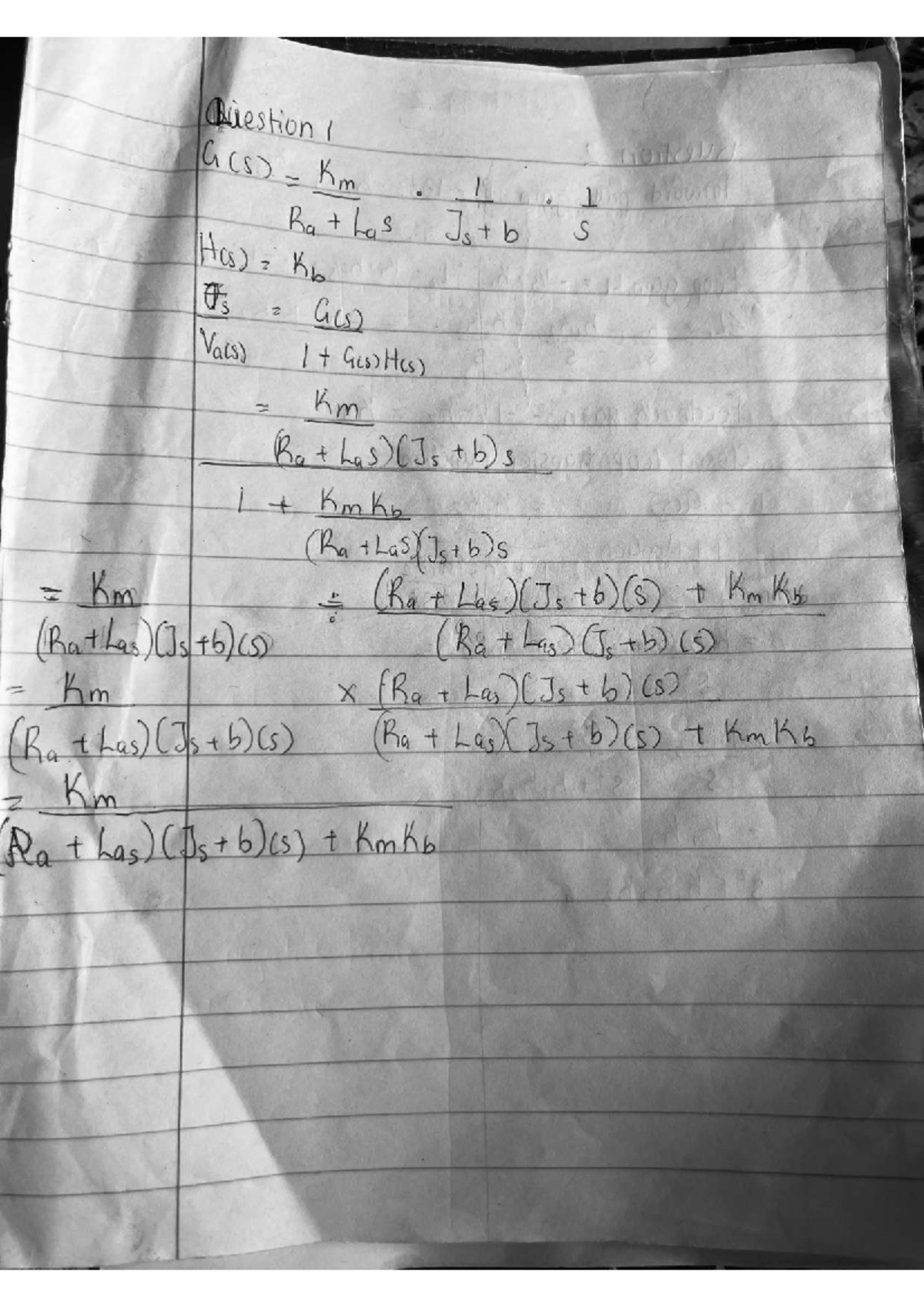 Control Theory Ass - Notes on System Stability and Gain Analysis - Studocu