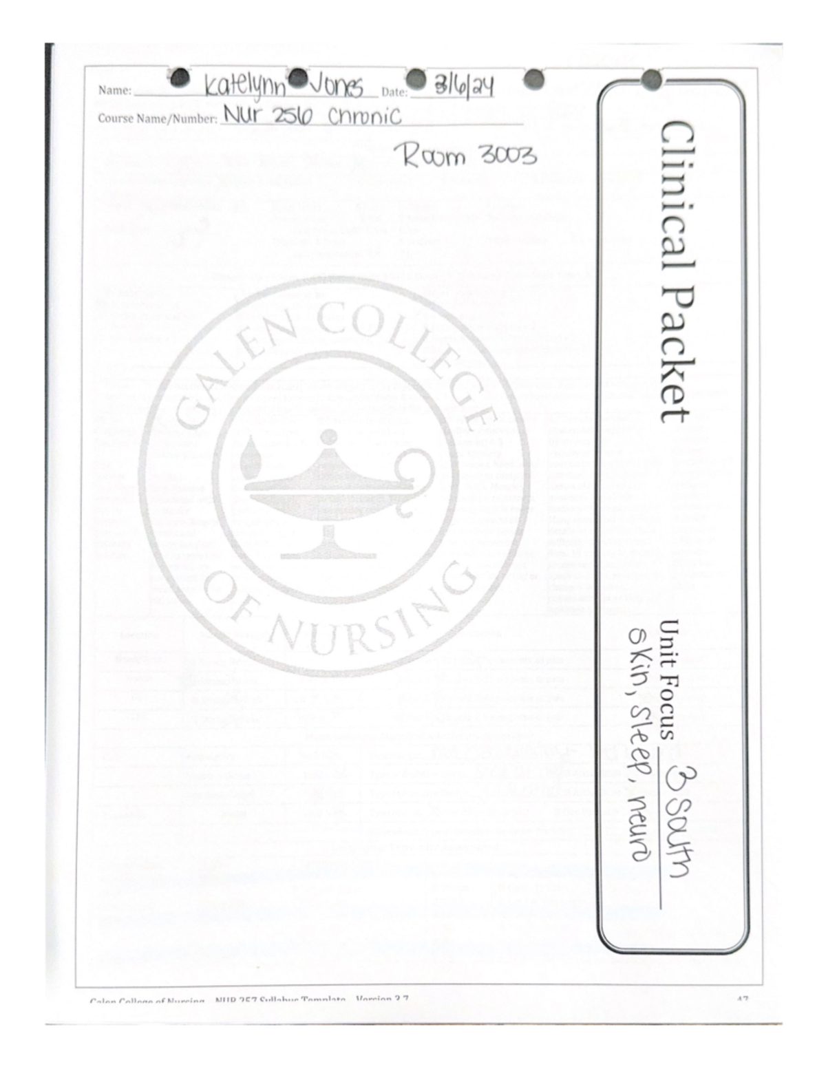 Clinical Packet: Comprehensive Study Guide for Health Sciences - Studocu