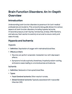 Disorders of Hearing and Vestibular Function Overview (Course Code ...
