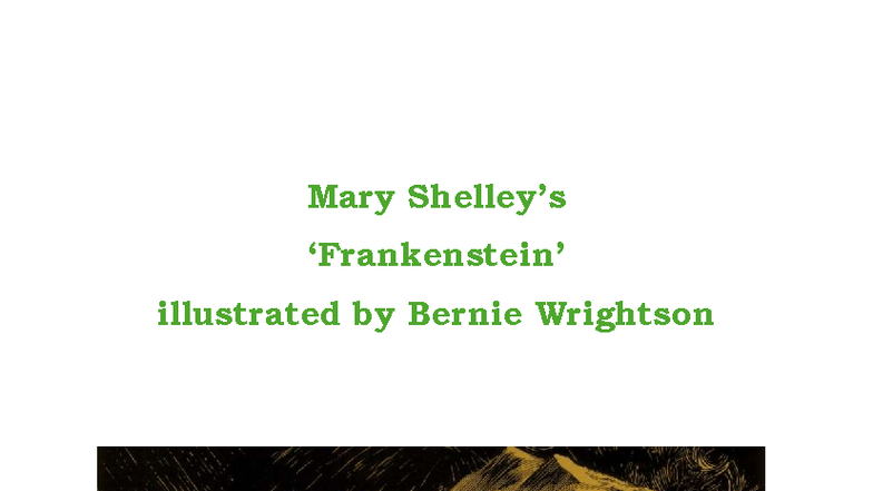 Illustrated Quotes from Mary Shelley's Frankenstein Insights - Studocu