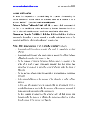 Civil Procedure Act Cap 282: Comprehensive Overview and Analysis - Studocu