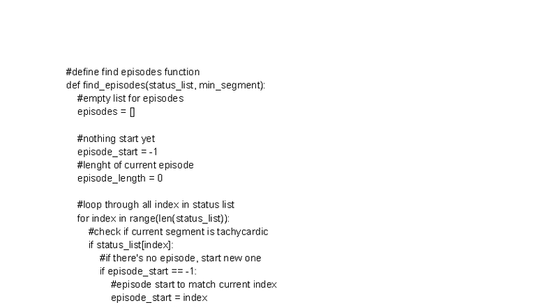 Find Episodes Function - Code Implementation - Studocu