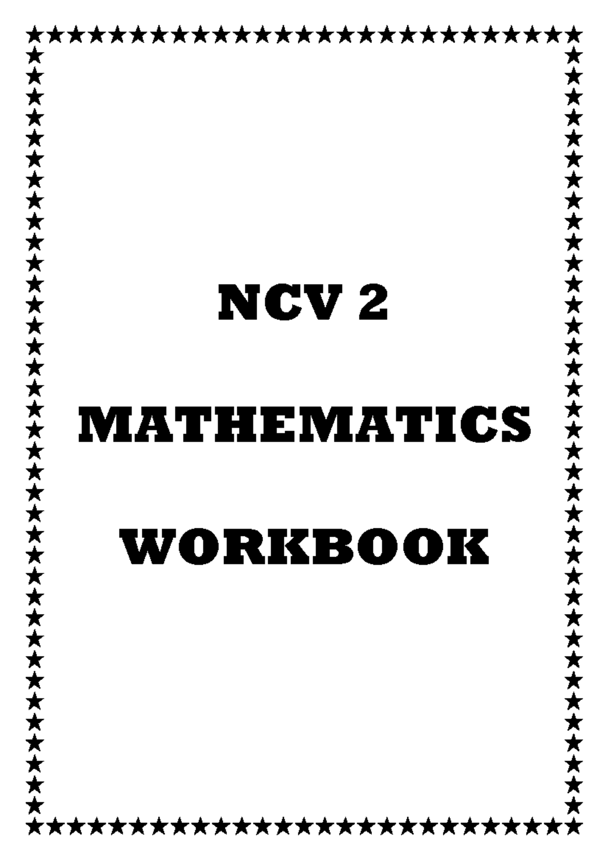 NCV2 Mathematics Workbook: Overview and Exercises on Numbers - Studocu