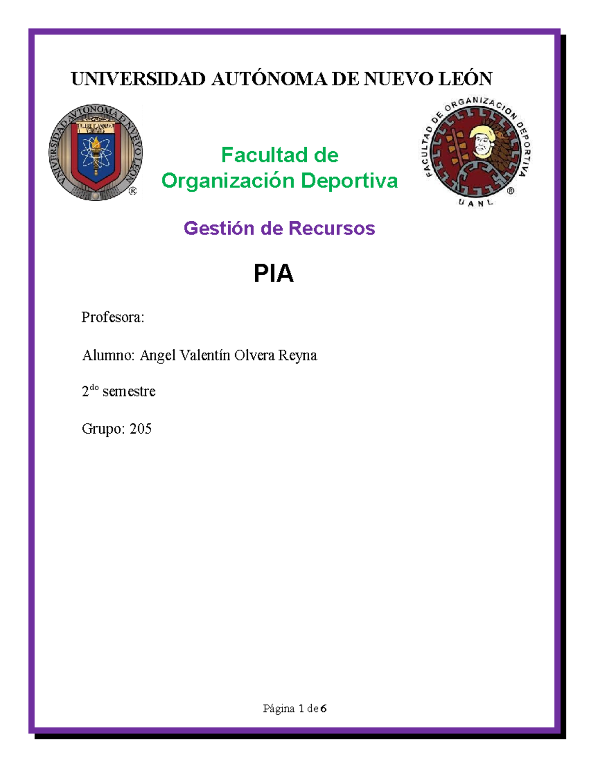 PIA del Contrato Individual de Trabajo - Ángel Valentín Olvera Reyna ...