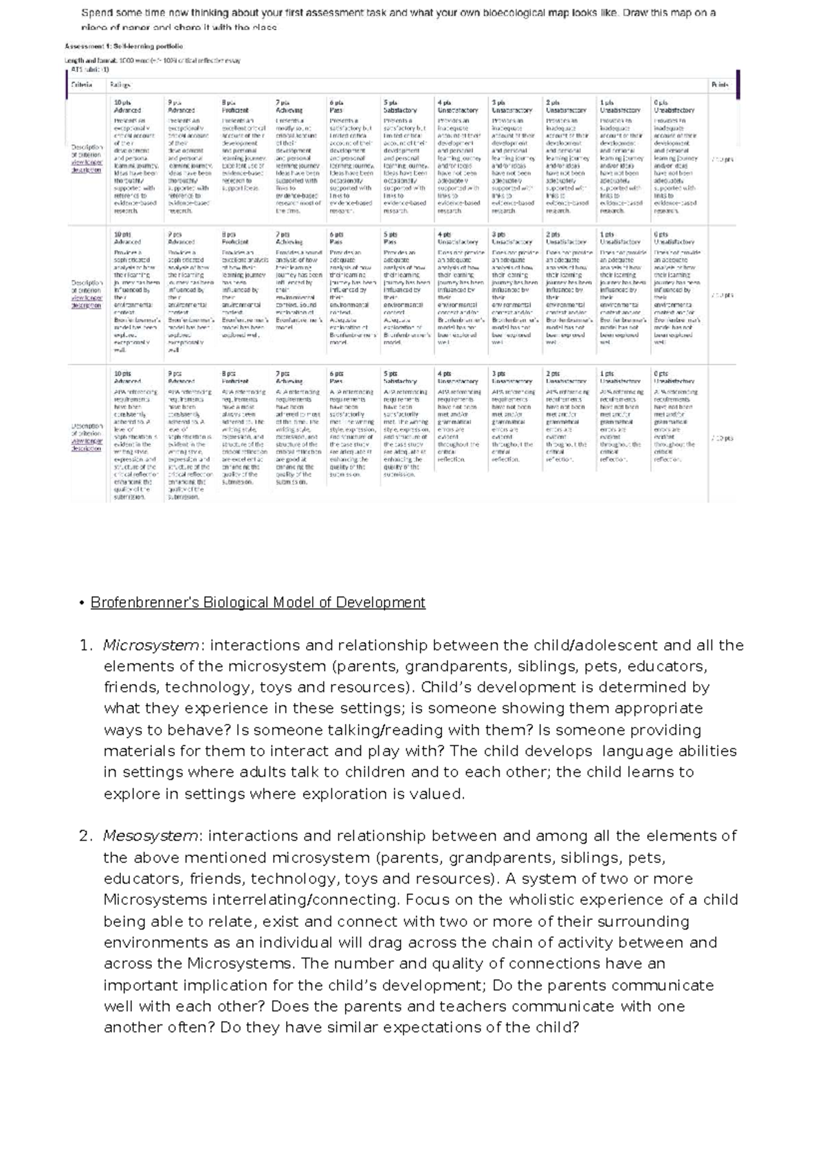 Biological Development Models: Microsystem & Mesosystem Insights ...