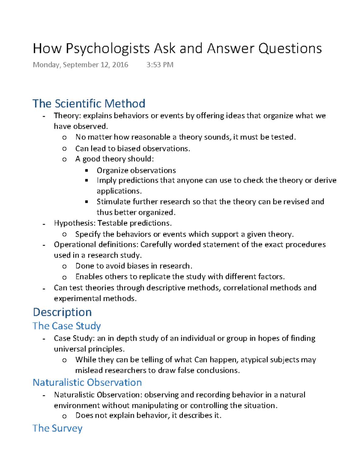 Psychology 101: Understanding the Scientific Method and Research ...