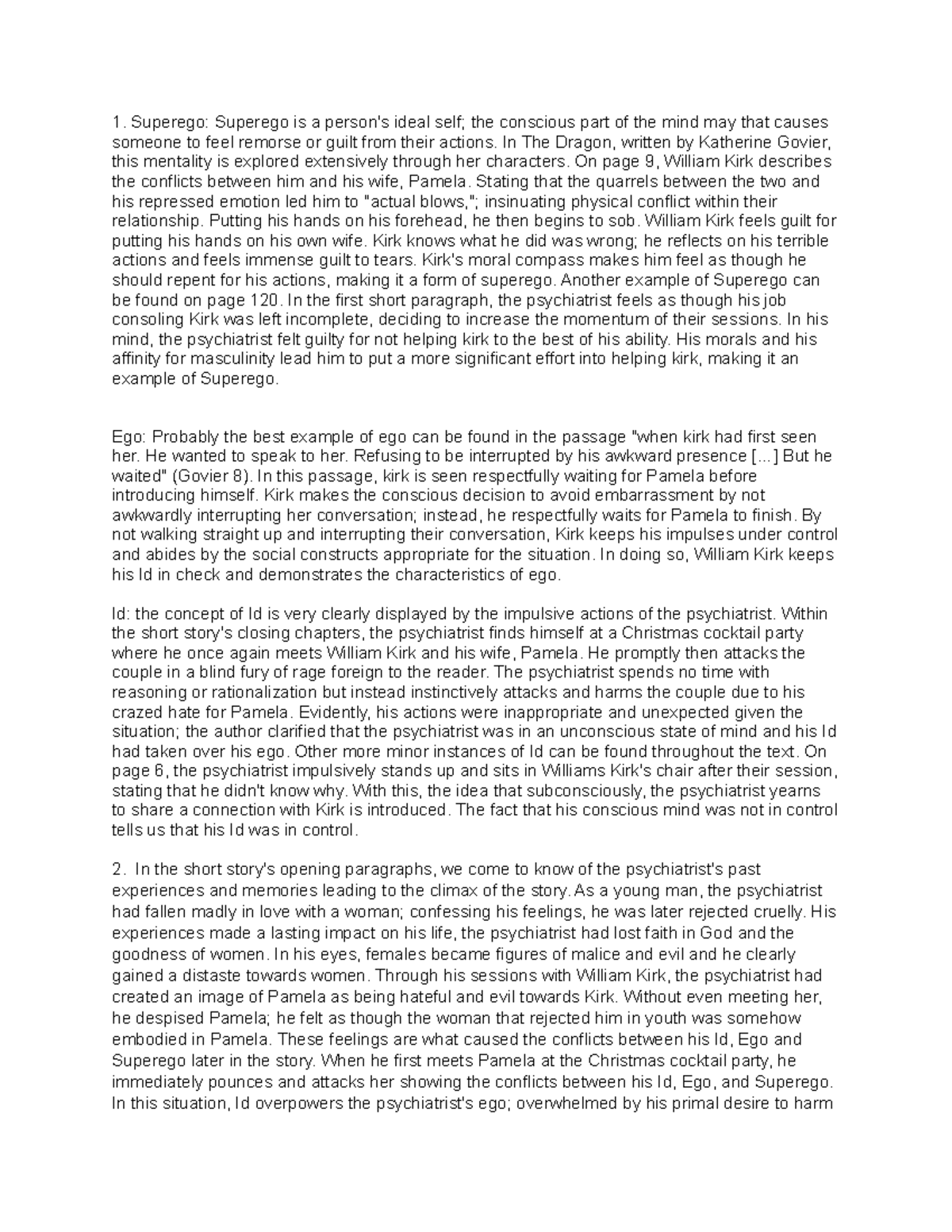 The dragon short story - Engl 311 - Queensu - Studocu