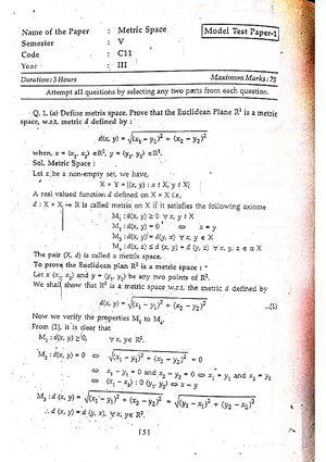 1223 Mathematics Question Paper: Proving Constant Functions in Calculus ...