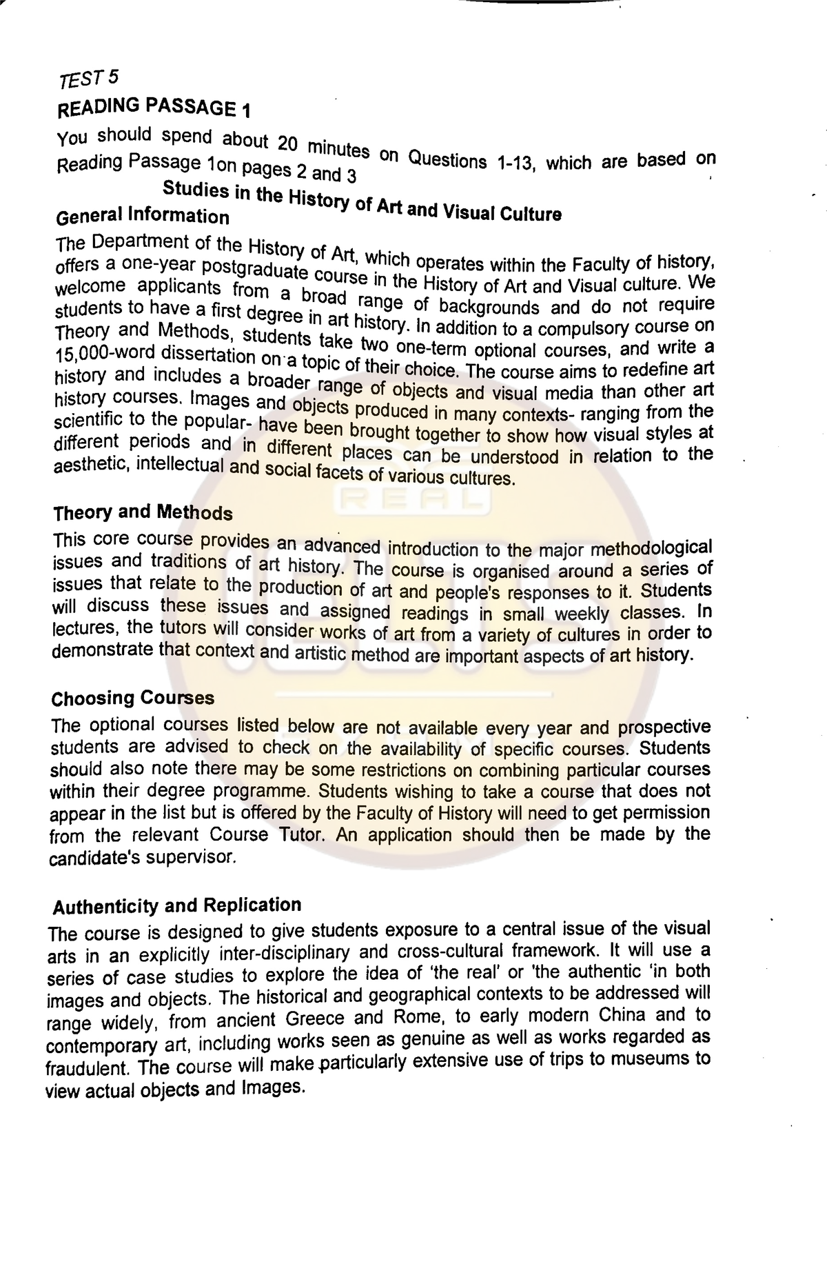 Listening Test 5 - IELTS Exam Preparation - Studocu