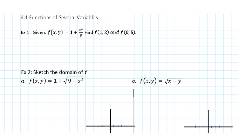 Math 2140: Functions of Several Variables - Lecture Notes and Exercises ...