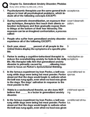 Chapter 3a. The Biological Model The Psychodynamic Model - Chapter 3a ...
