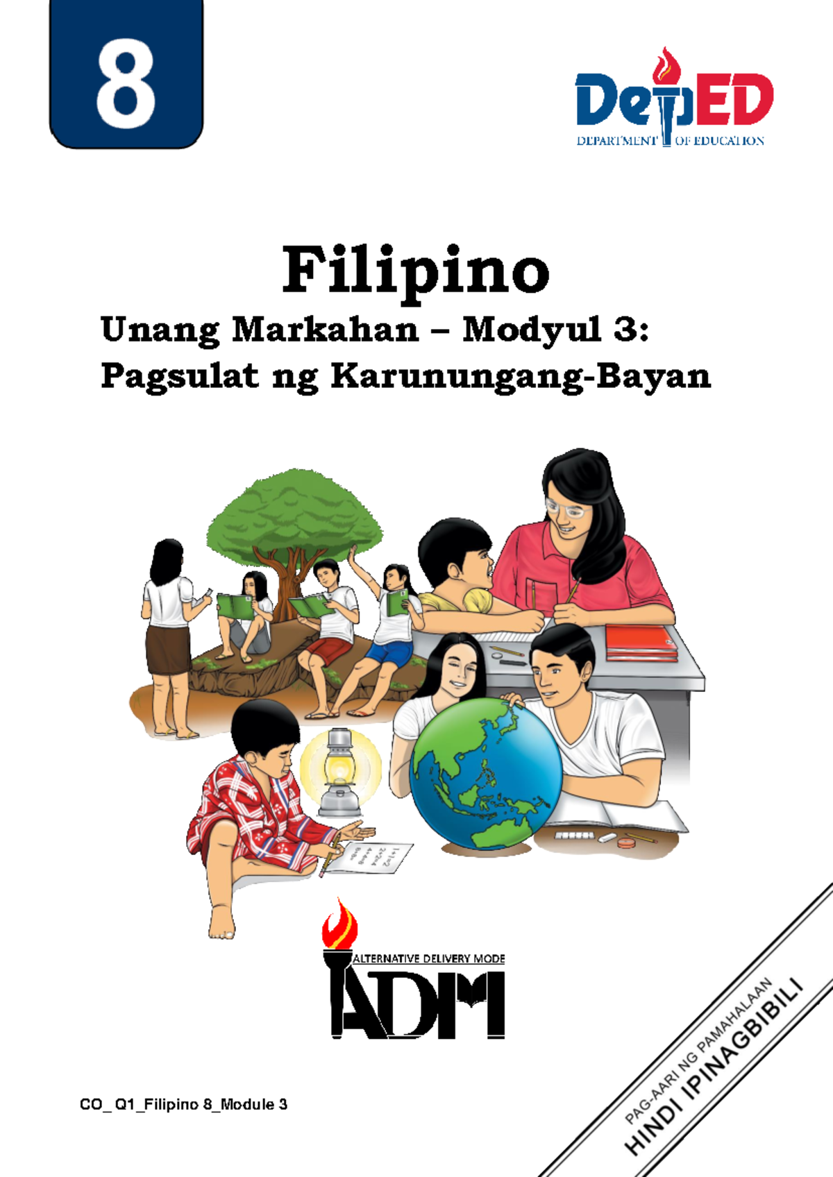 Filipino 8 q1 m3 Pagsulat-ng-Karunungang-bayan - Filipino Unang ...