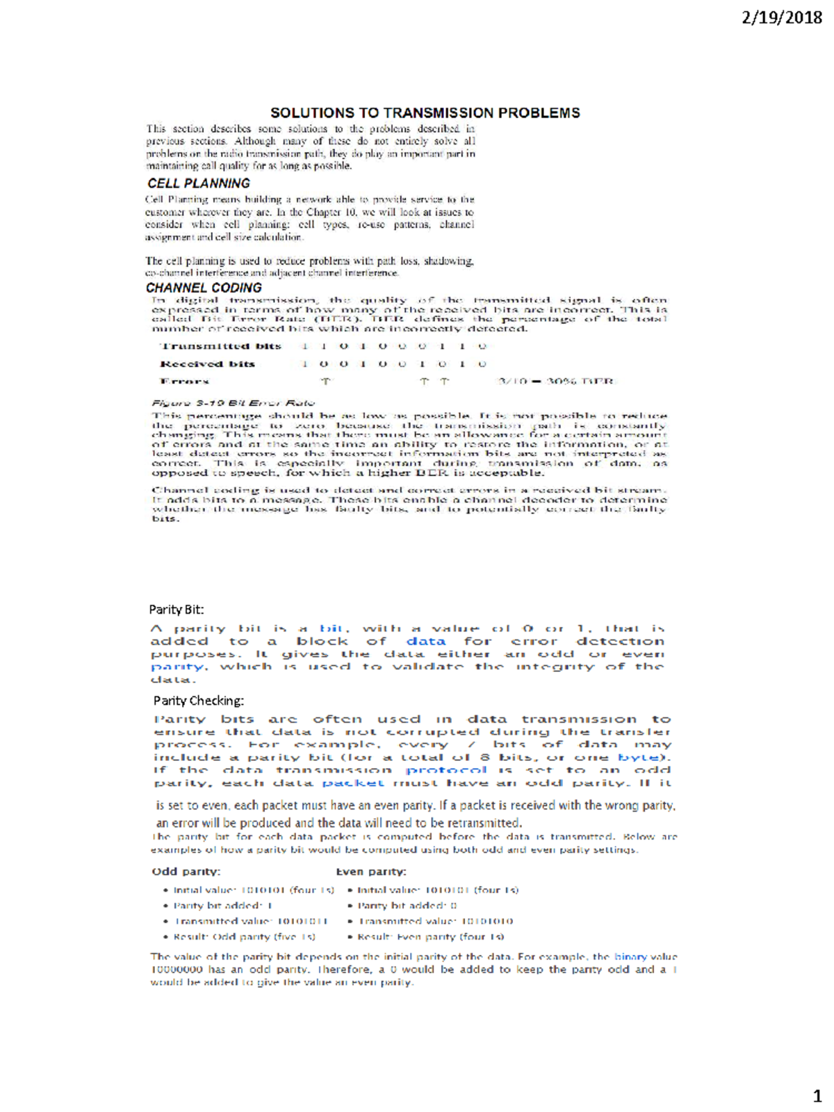 3. Solutions to Transmission Problems in Mobile Communication - Studocu