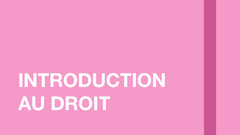 Cours D'introduction au Droit - HEG 1er Semestre - Examen Janvier 2024 ...