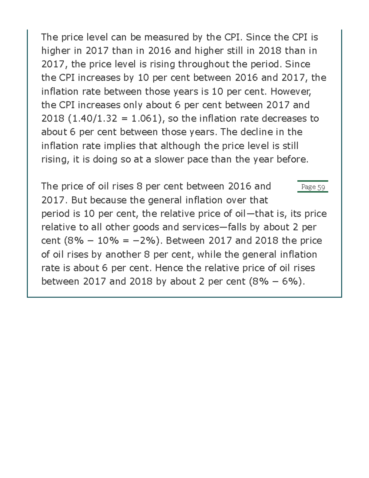 CPI Analysis: Inflation Trends 2016-2018 in Economics 101 - Studocu