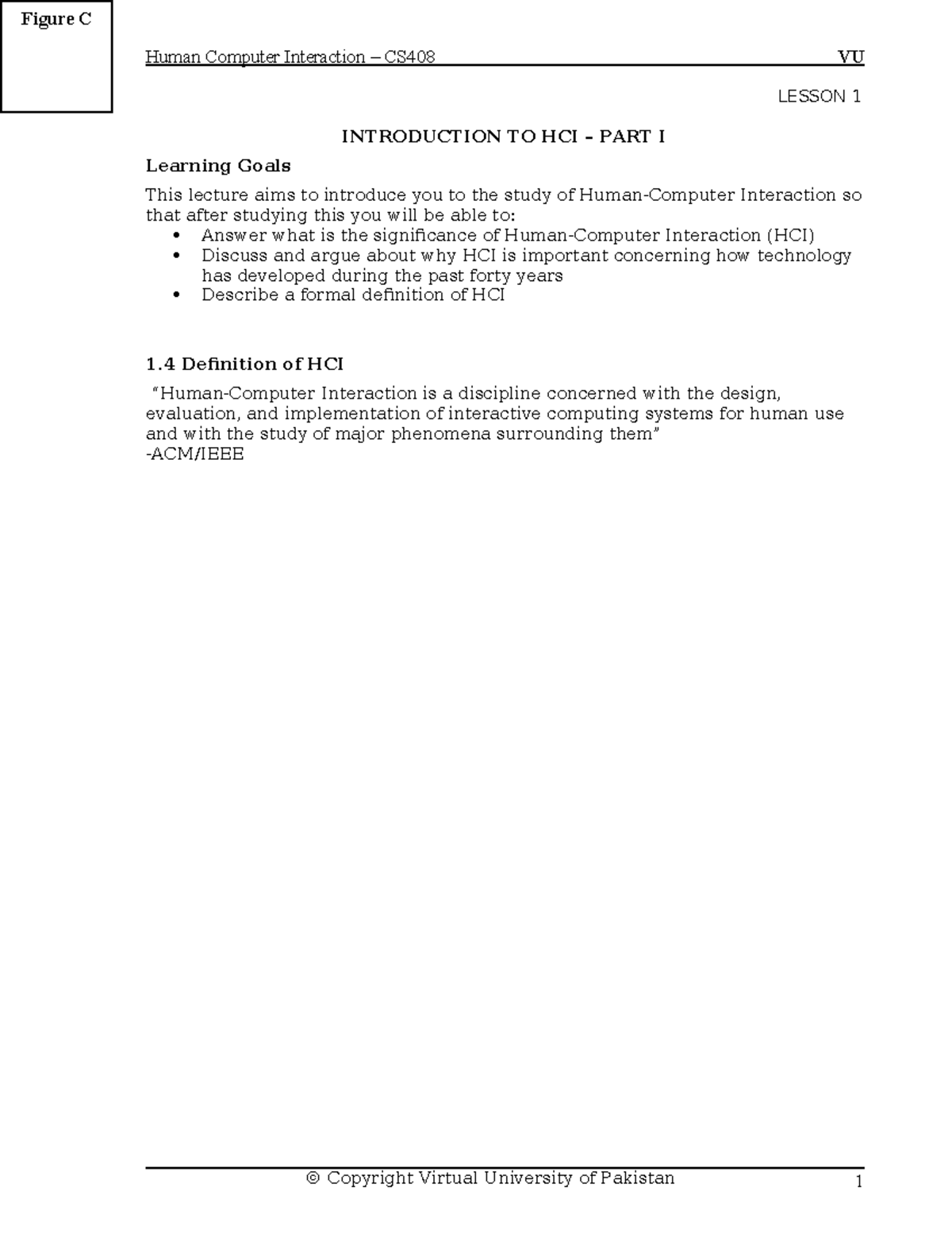 CS408 - Lesson 01: Intro to Human-Computer Interaction Notes - Studocu