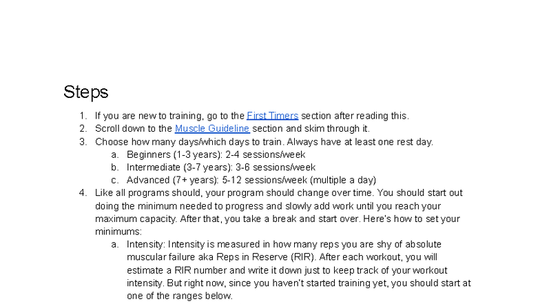 How to Build a Bodybuilding Program: A Step-by-Step Guide - Studocu