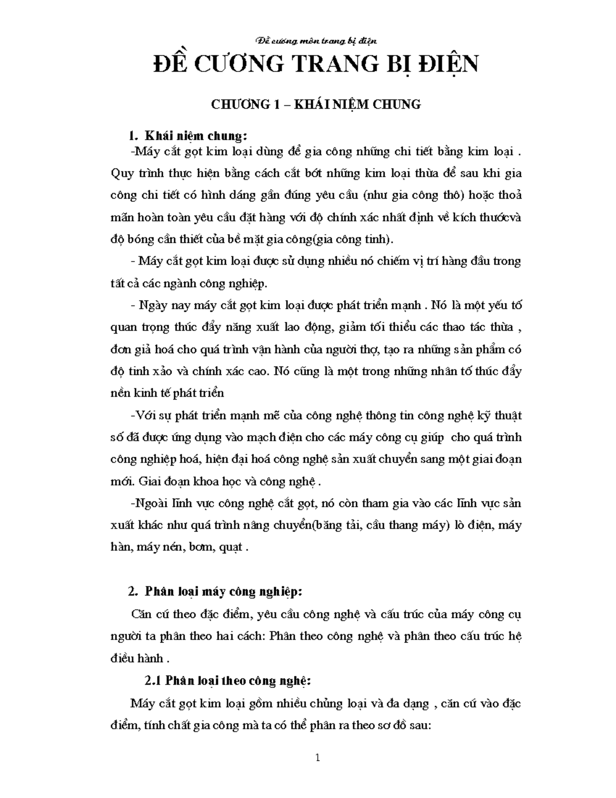 De cuong bai giang trang bi dien 1 - ®Ò c ¬ng trang bÞ ®iÖn ch ¬ng 1 ...