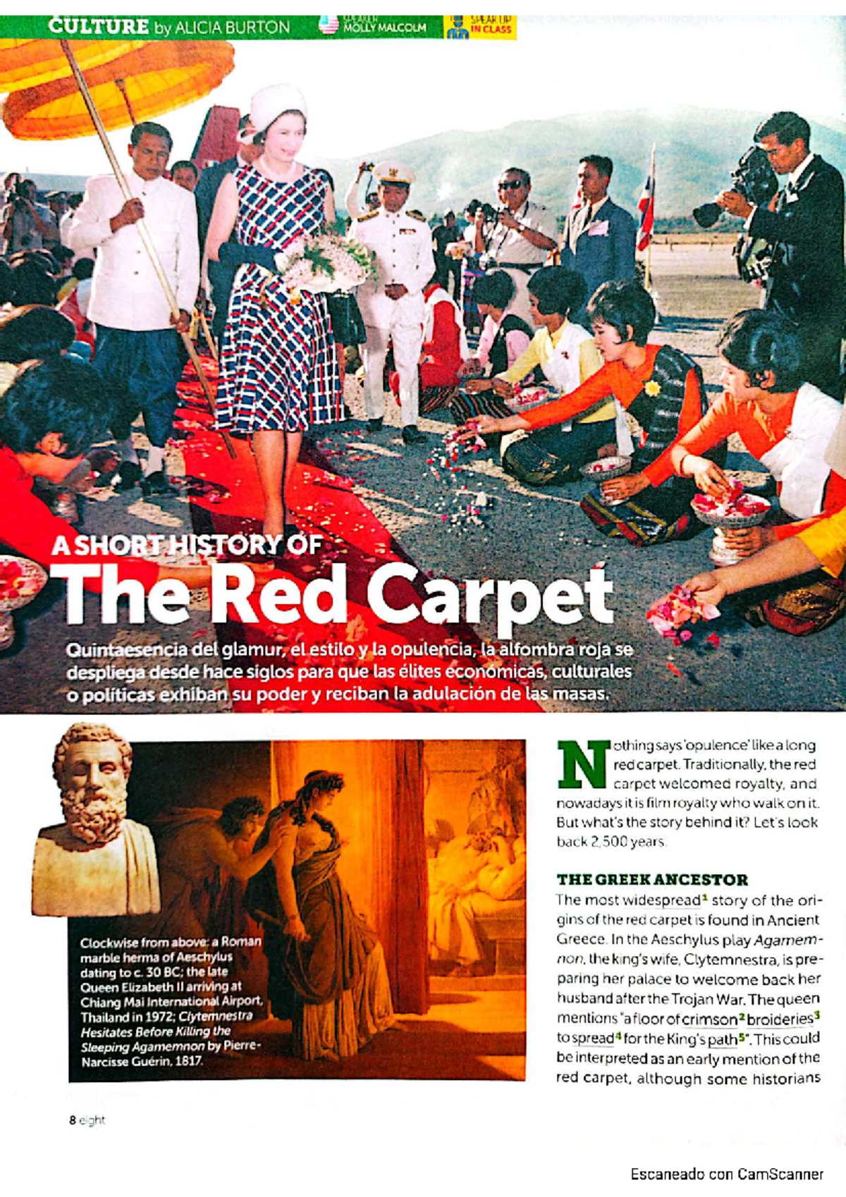 CULTURE ALICIA BURTON SPEARER - THE RED CARPET: A SHORT HISTORY - Studocu