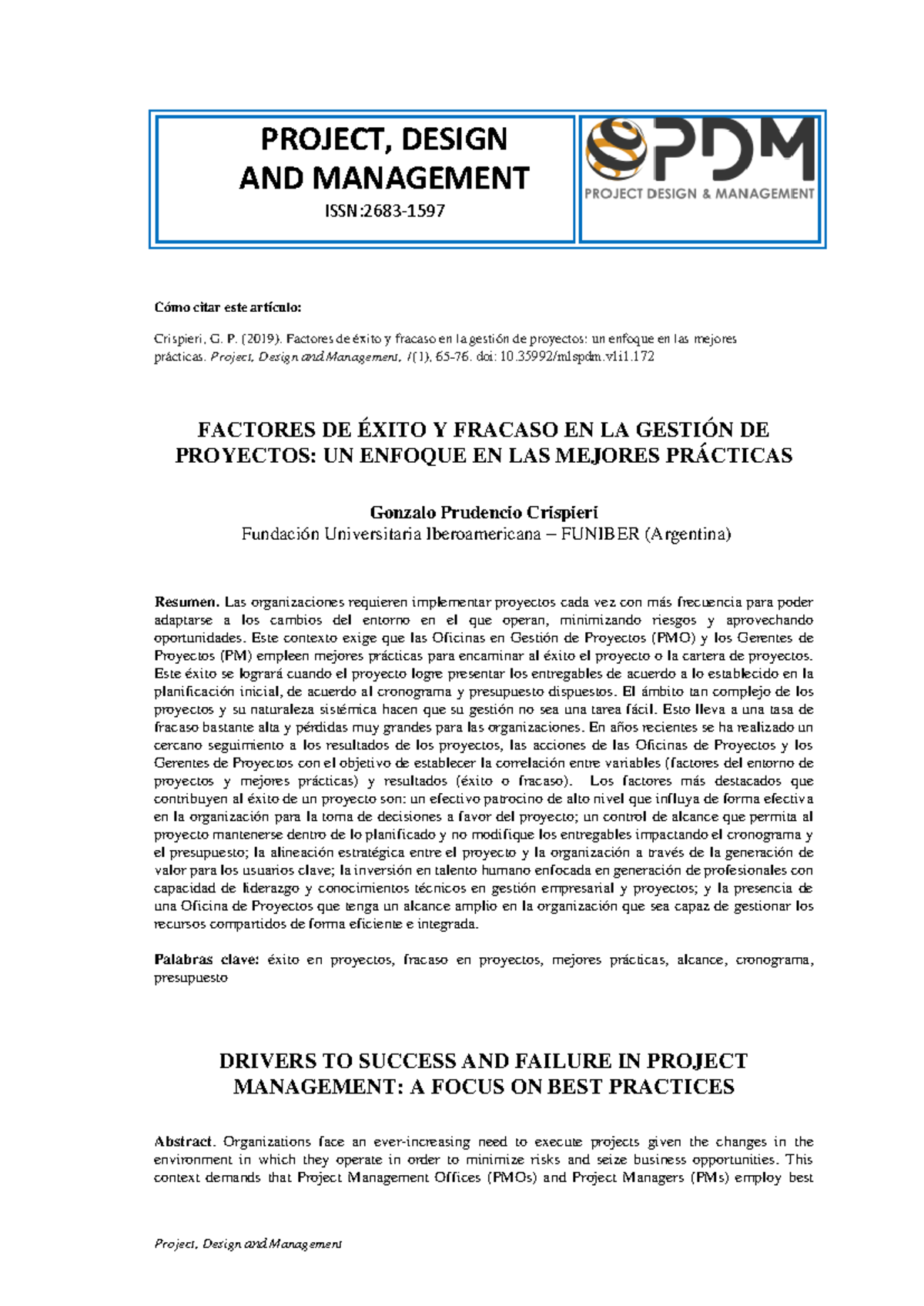 Factores de Éxito y Fracaso en la Gestión de Proyectos: Mejores ...