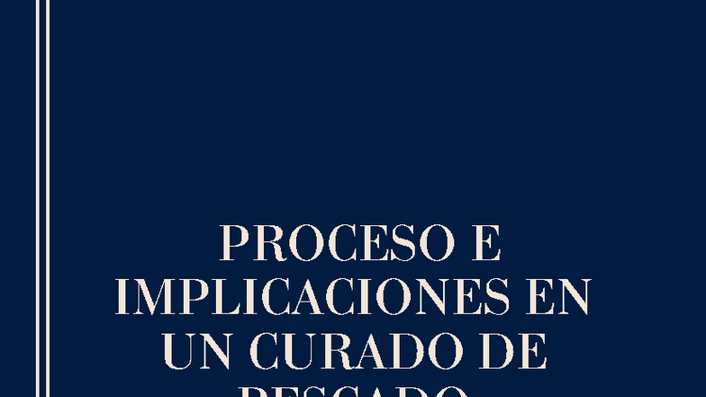 Curado de Pescado: Proceso y Resultados - MANEJO Y COCCIÓN DE PESCADOS ...