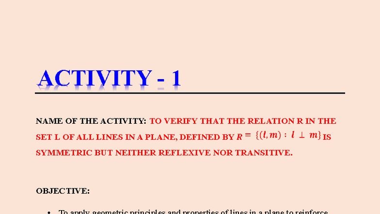 Class 12 - Maths LAB Activities: Exploring Relations and Functions ...