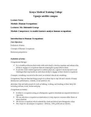 Canadian Occupational Performance Measure (COPM) Assessment Tool - Studocu