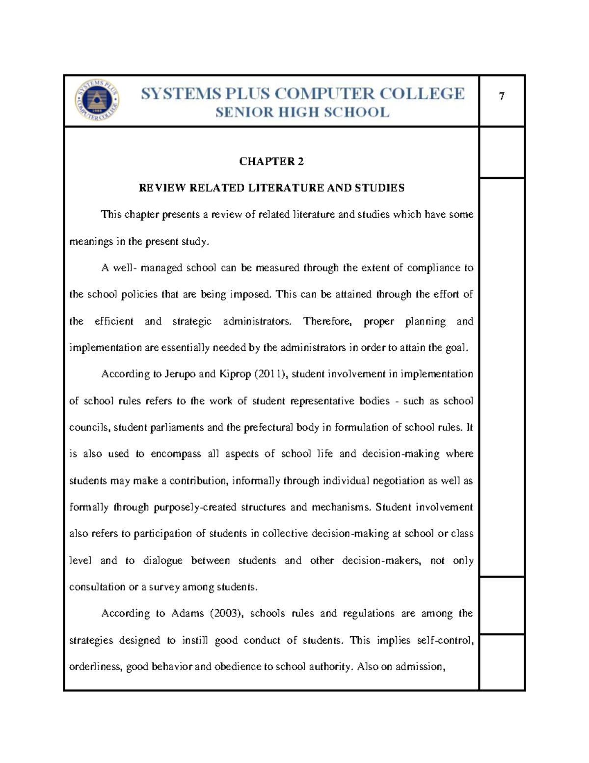 Research Chapter 2 - CHAPTER 2 REVIEW RELATED LITERATURE AND STUDIES ...