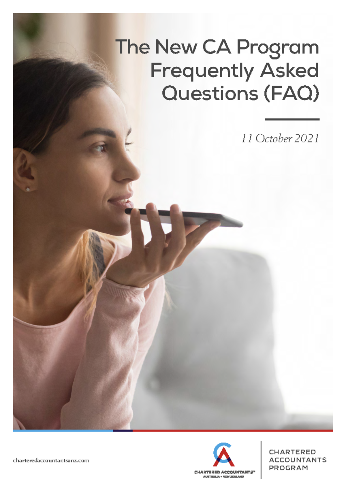 New CA Program FAQs (X036) - Key Information and Updates - Studocu