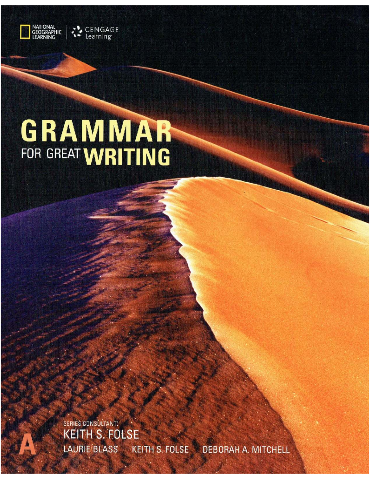 Grammar for Great Writing Series: Student Book A (1st Ed.) - Studocu