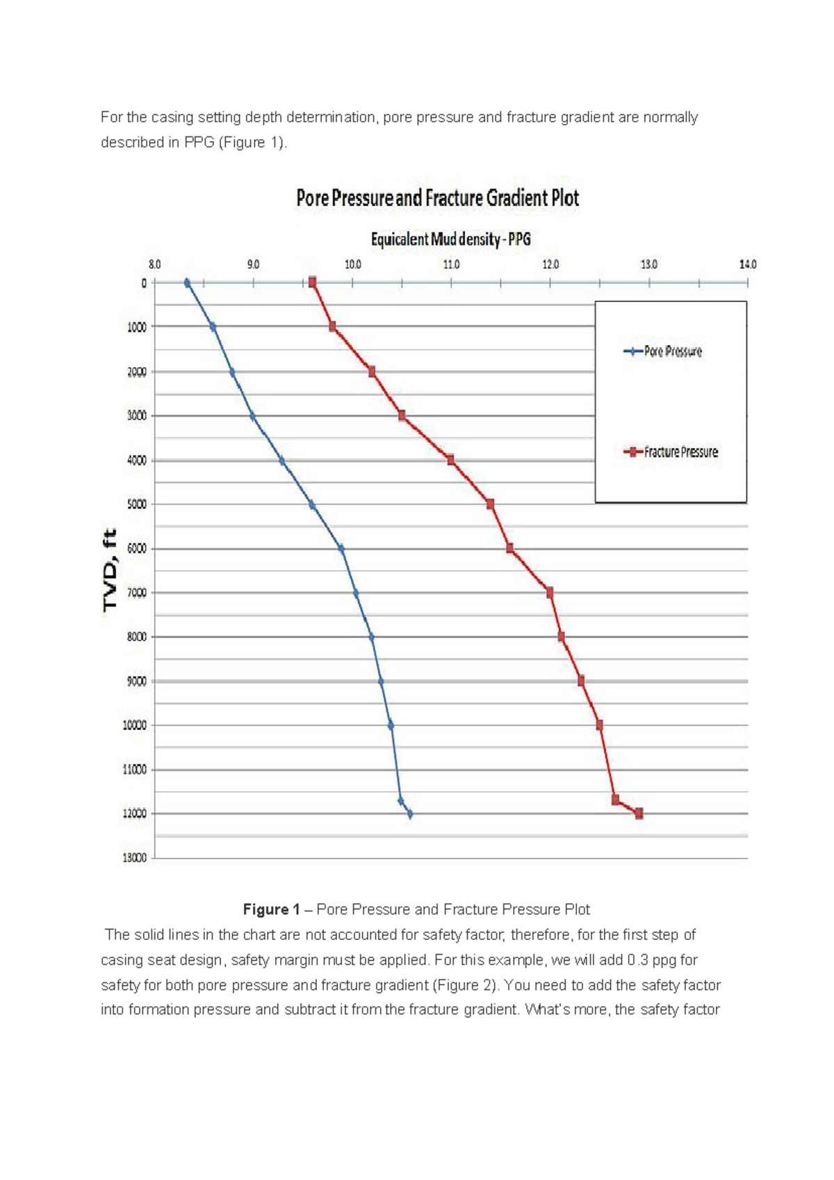 Casing Setting Depth Selection Procedure: PPG Analysis and Design - Studocu