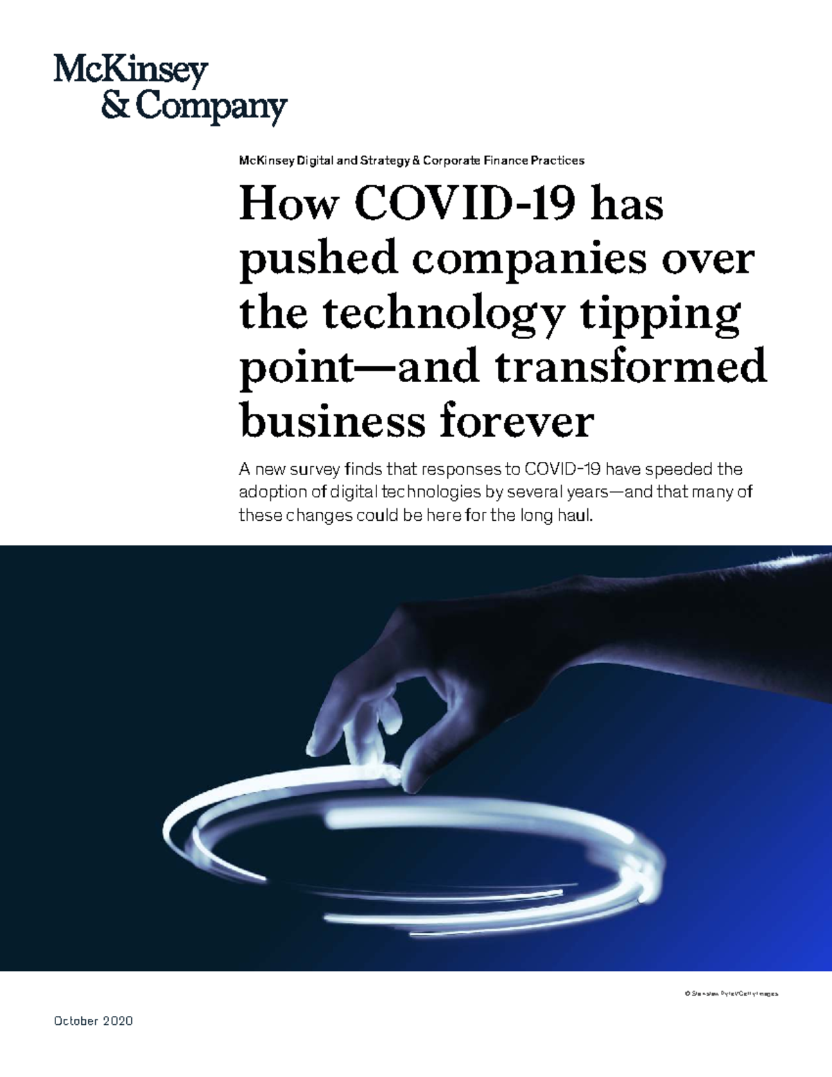McKinsey Case Study: Digital Transformation and Corporate Finance ...
