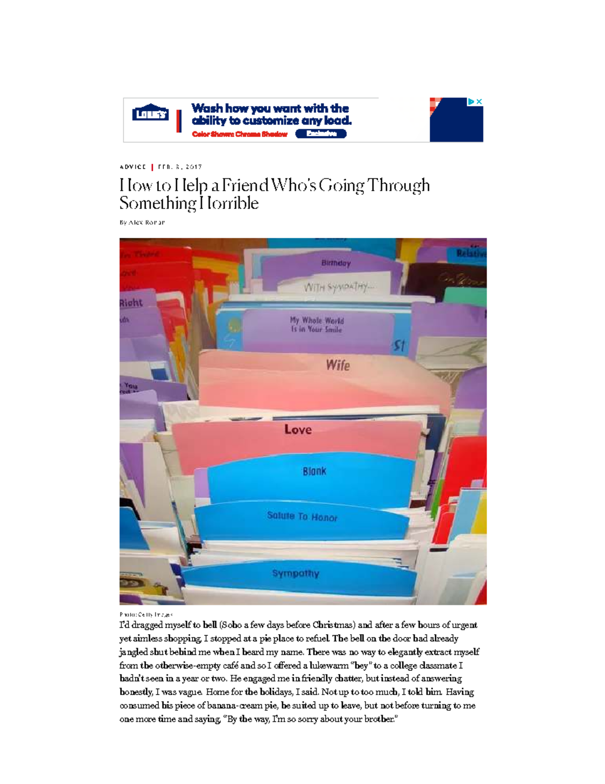 How to Help Friends Navigate Loss: Insights from There Is No Good Card ...