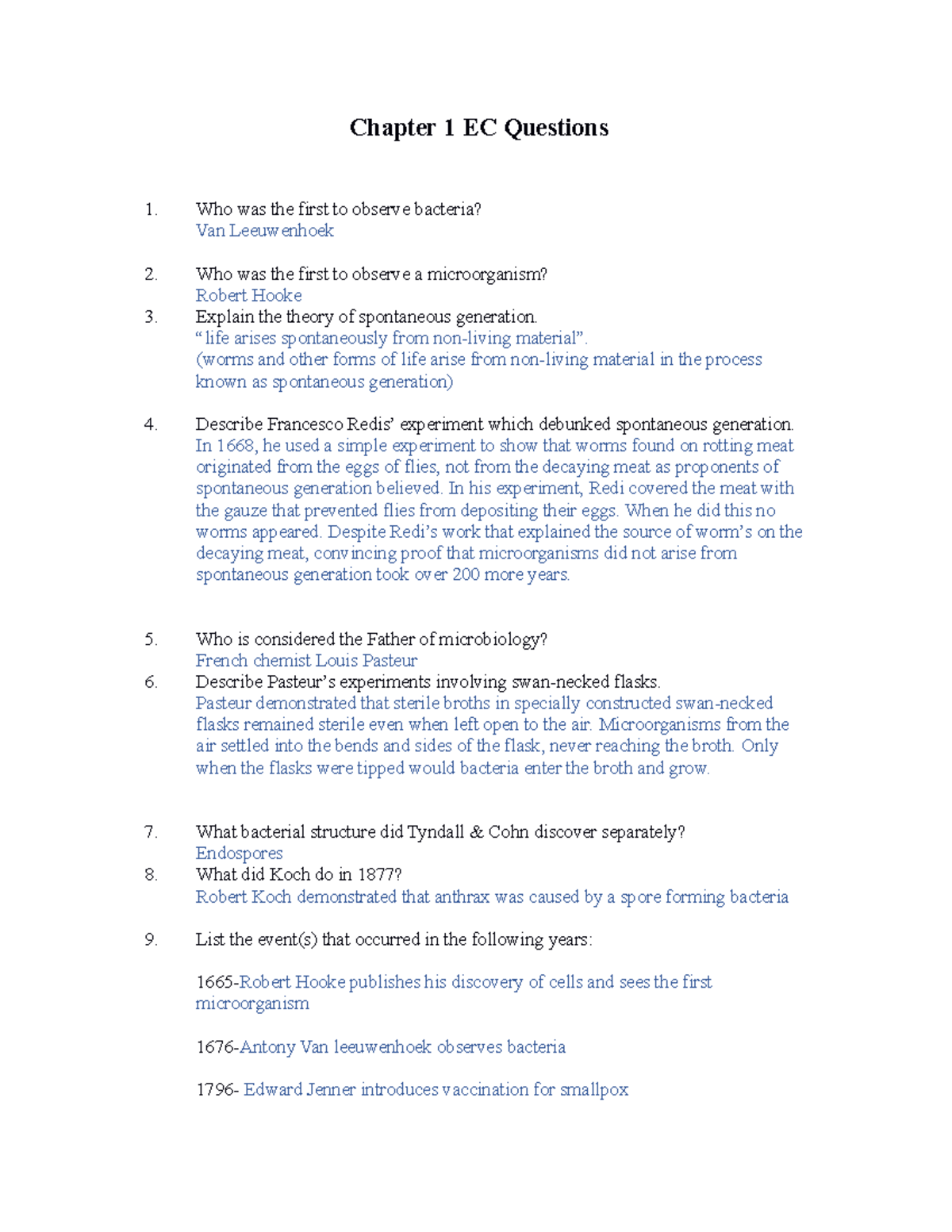 Micro C1 EC Questions 7e - Chapter 1 EC Questions Who was the first to ...