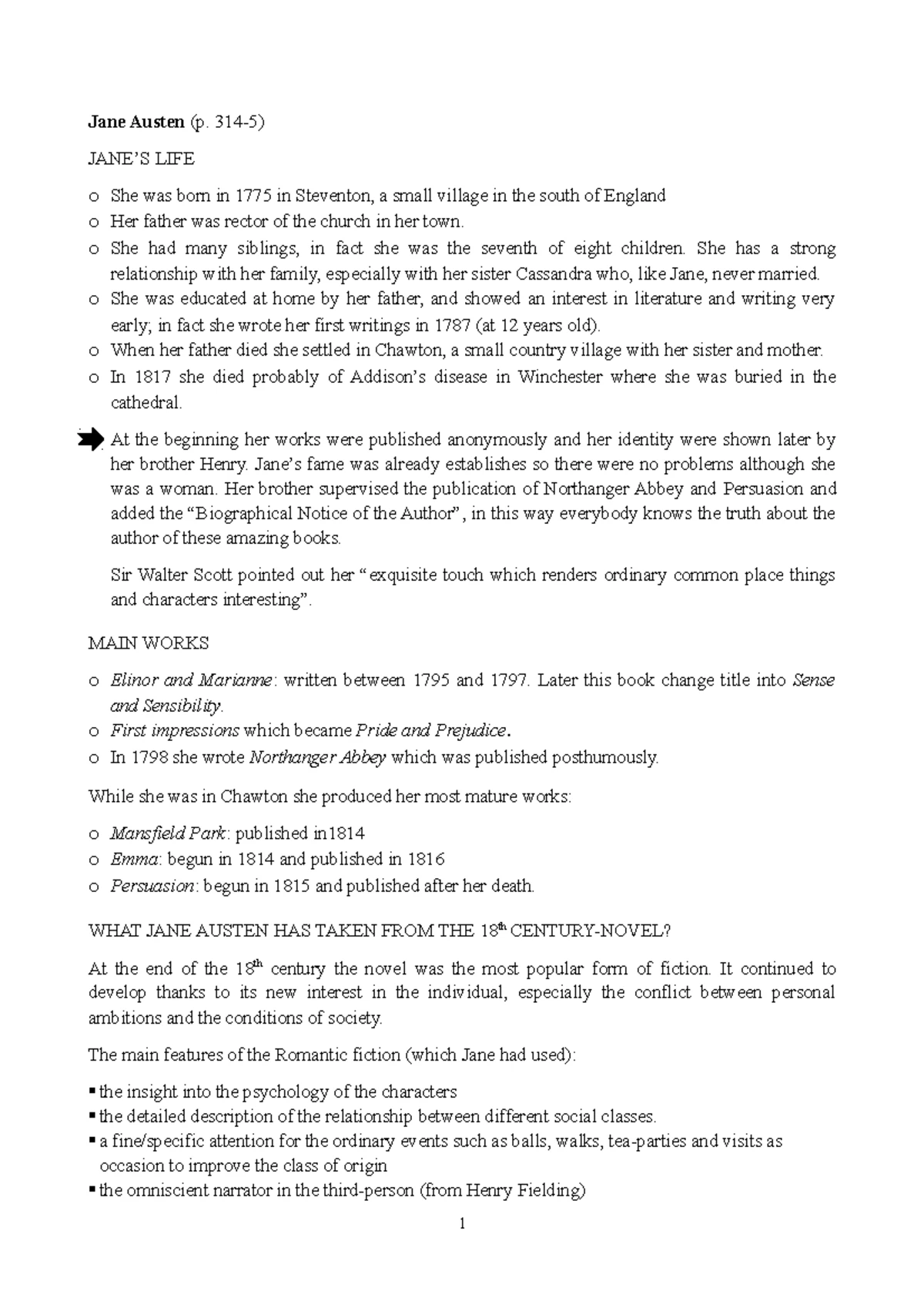 Pride and Prejudice (ENG101) - Comprehensive Quote Bank - Studocu