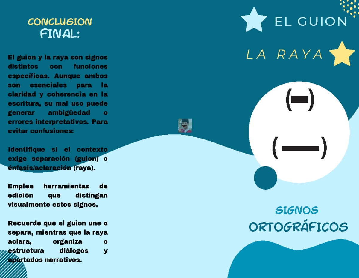 La Raya y El Guion - 8776 - _ ( ) L A R A Y A - ( ) ORTOGRÁFICOS SIGNOS ...