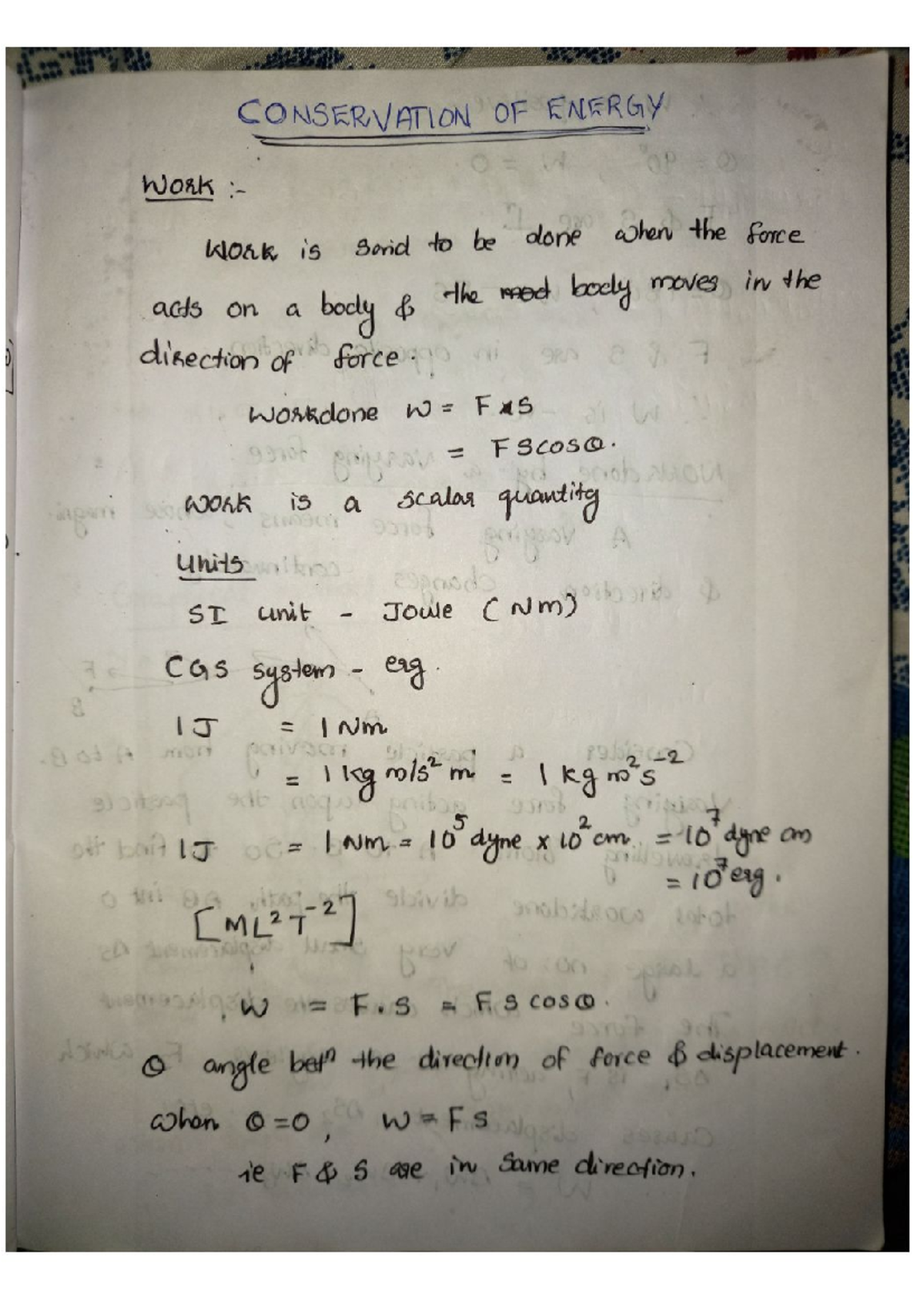 Conservation of energy - Physics - Studocu