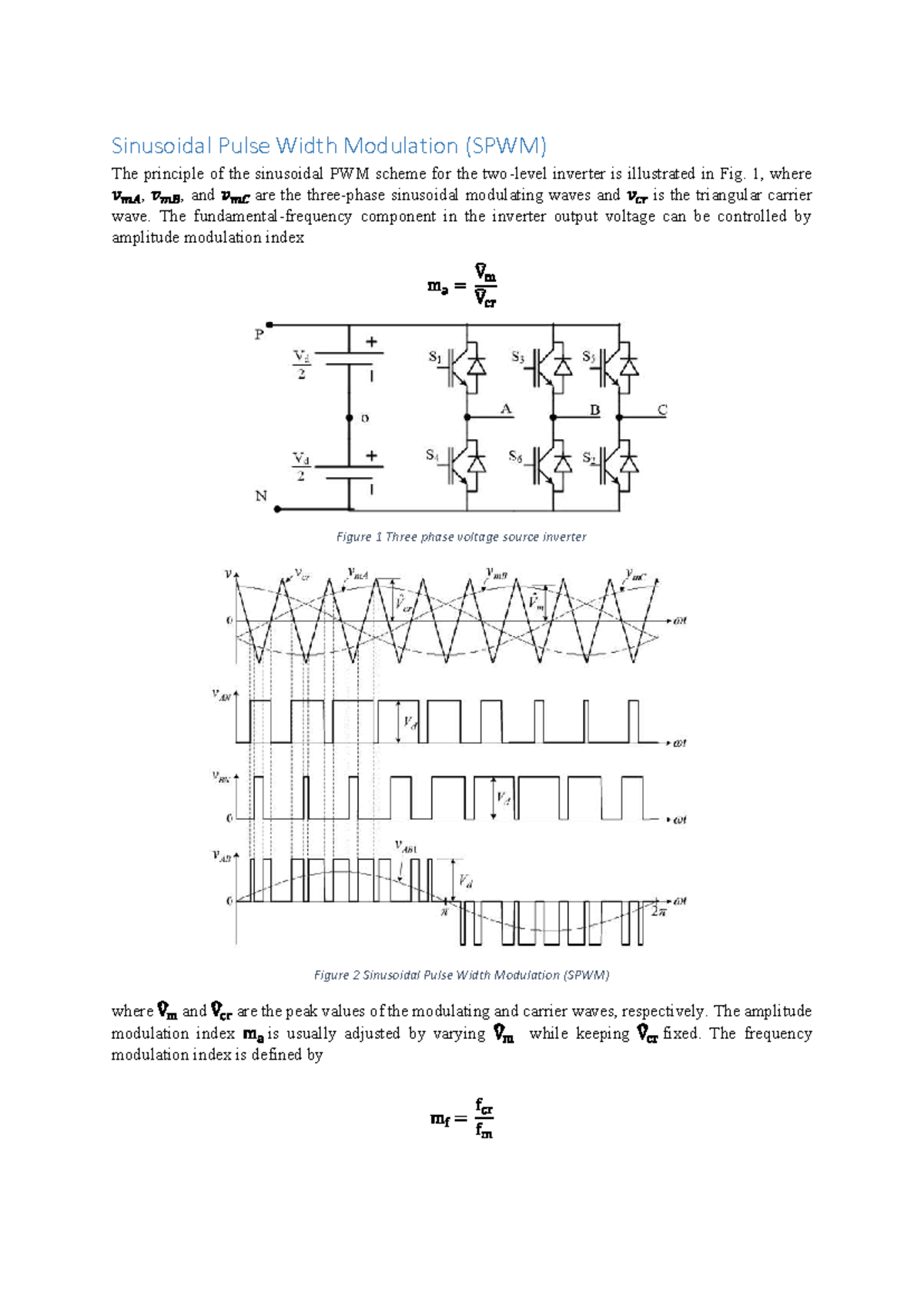 EE60035 202011 04 Understanding Third Harmonic Injection in SPWM - Studocu