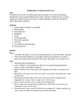 Unknown Bacteria Lab Report - W BIO-215L Identification of Unknown ...