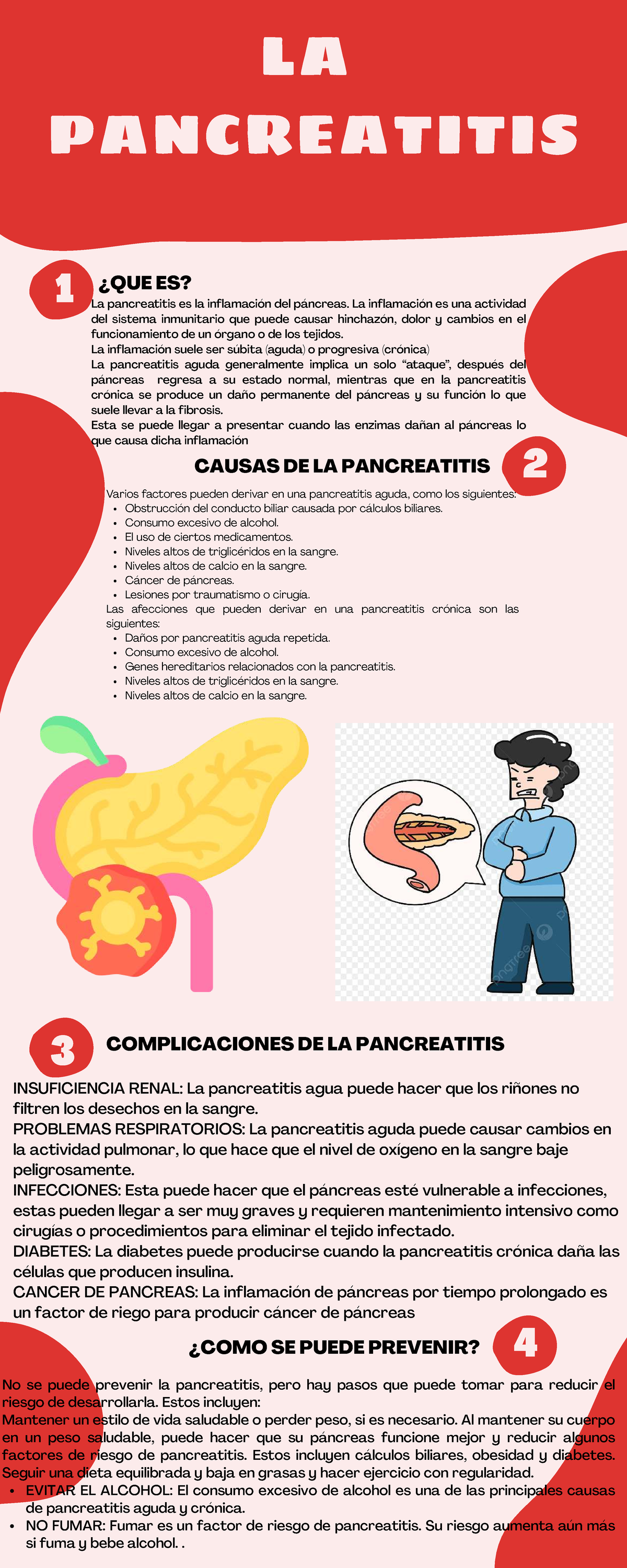 Páncreatitis: Complicaciones, Causas y Prevención - Guía Completa - Studocu