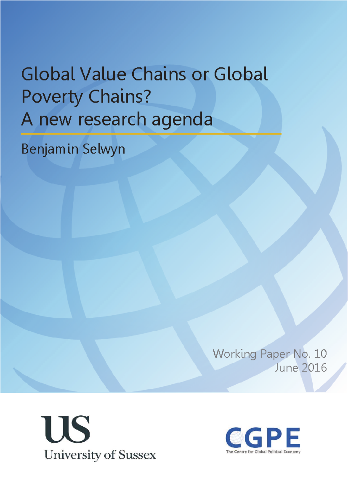 Revisiting Global Value Chains: A Critical Analysis of Poverty Dynamics ...