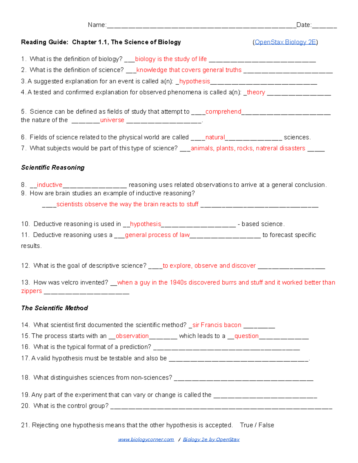 Reading Guide Chapter 1.1 - Name ...