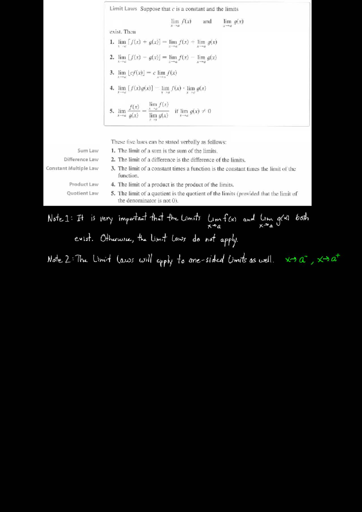 Limit Laws and Their Applications: A Comprehensive Overview - Studocu